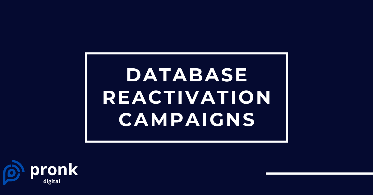 Database Reactivation for Med Spas | pronk digital